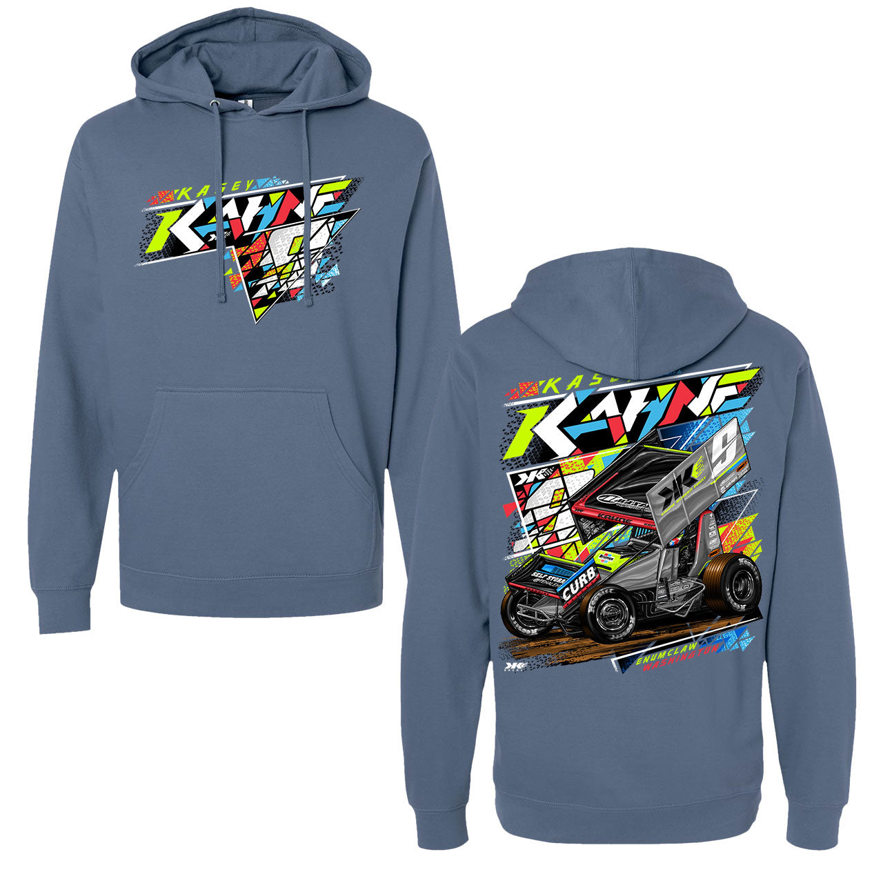 Breaking the Mirror Hoodie - Storm Blue – Kasey Kahne