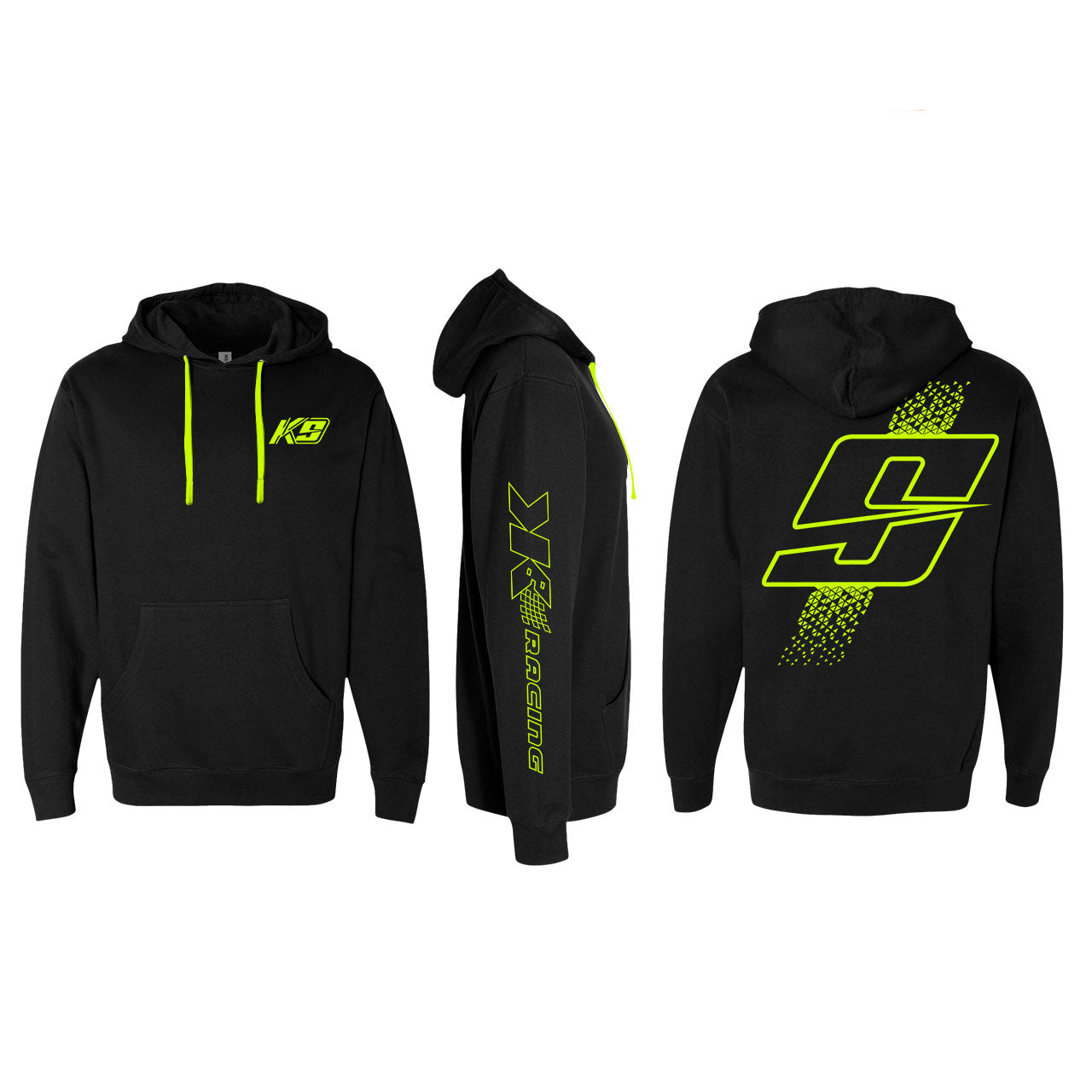 KK9 Driver Hoodie - Black – Kasey Kahne